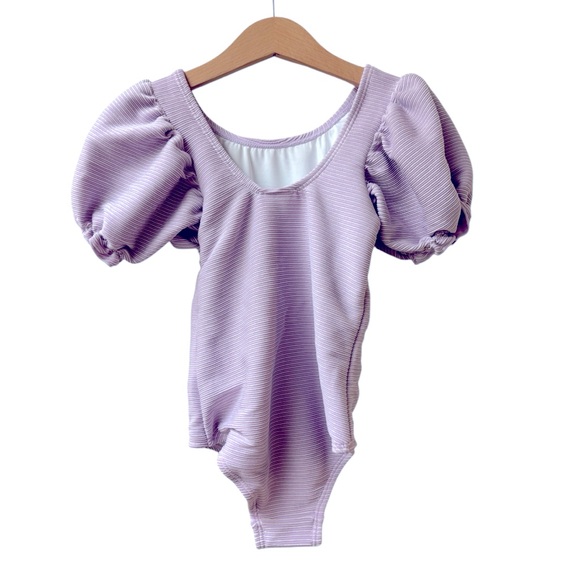 Cotton On | Swim | Cotton On Girls Swim Puff Sleeve One Piece Lilac ...